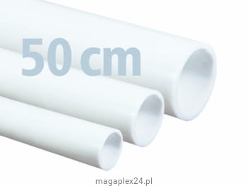 RURA z pleksi 20mm/3 plexi PMMA mleczna OPAL (20/14mm) magaplex24